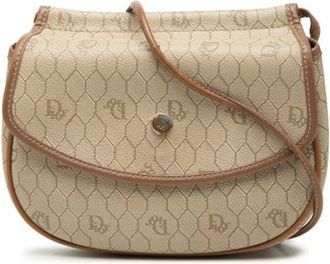 Dior Pre-owned Sac bandouli&egrave;re en toile - Femme - Pre-owned - Beige - Taille: ONE Size