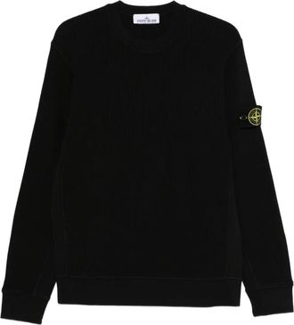 Stone Island crew-neck sweatshirt - Schwarz