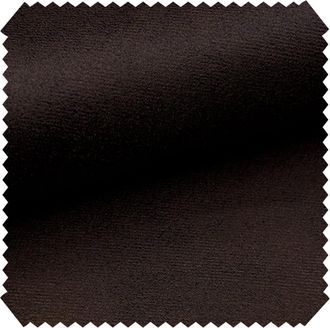 Novely MALOU Samtweicher Velours Polsterstoff - Möbelstoff in Antiker Vintage-Leder-Optik - Pflegeleichte Meterware 1lfm | Farbe: 05 Dunkelbraun