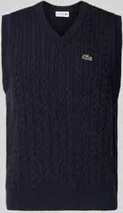 Lacoste Regular Fit Pullunder aus Baumwoll-Mix