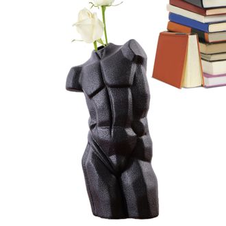Generic Vase in m&auml;nnlicher K&ouml;rperform: Modernes m&auml;nnliches K&ouml;rperkunstdesign, &auml;sthetische Keramikpflanzgef&auml;&szlig;e f&uuml;r Zimmerpflanzen | Vase in Form eines menschli