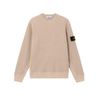 Stone Island Homme, Pulls, Beige, Taille: S Maille ras du cou