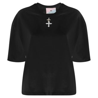 Chiara Ferragni T-Shirt - - Tops - Damen - Schwarzk - 2XS