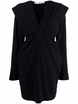 Iro robe courte &agrave; manches longues - Noir