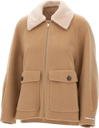Marella Femme, Vestes, Beige, Taille: 44 FR Gettone Jacket