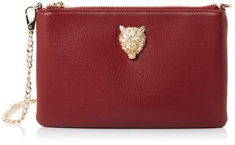 Plein Sport Clutch Zoe, Handbag Unisex, Dark Red