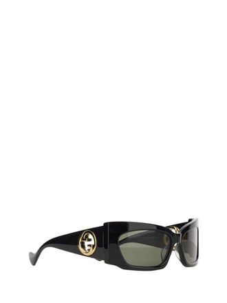 Gucci 755248_J07401012 Black Acetate Sunglasses - Black