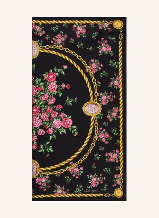 Dolce & Gabbana Seidentuch schwarz