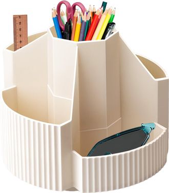 Generic Schreibtisch-Organizer mit 5 Abschnitten, langlebiger Stifthalter | f&uuml;r Kunstbedarf, Schreibwaren, Zubeh&ouml;r