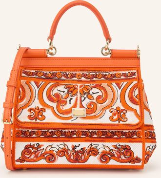 Dolce & Gabbana Handtasche Sicily Small orange