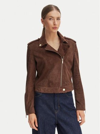 A|X Armani Exchange Lederjacke XW001924 AF21549 U6136 Braun Regular Fit