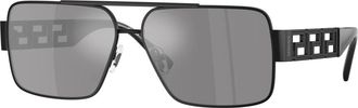Versace Homme, Accessoires, Noir, Taille: 61 MM Ve2290 Lunettes de soleil