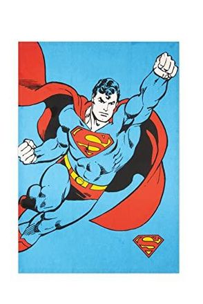 Excelsa Superman Geschirrtuch, 100% Baumwolle, 70 x 50 cm, mit Knopfloch
