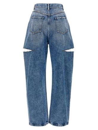 Maison Margiela Cut-Out Jeans - Blue