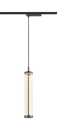 SLV QUIMERA BRONZE | f&uuml;r 1 Phasen-System, H&auml;ngelampe aus Glas, Pendelleuchte Rund, Dimmbare Esszimmerleuchte, Vintage Wohnzimmerlampe mit Warmwei&szlig;em Licht