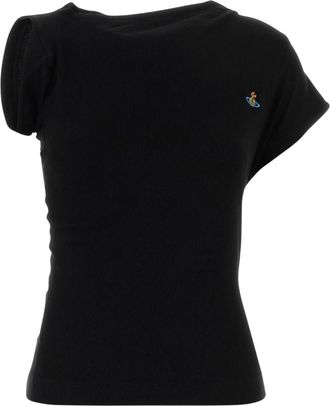 Vivienne Westwood Femme, Tops, Noir, Taille: 36 FR Hebo Top