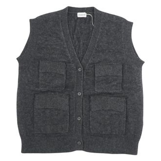 P.A.R.O.S.H. Lacoon Vest - - Knitwear - Damen - Grau - S