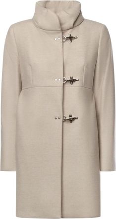 Fay Femme, Manteaux, Beige, Taille: 42 FR Manteau croisé