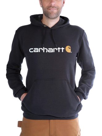Carhartt Work in Progress Herren, Weites, mittelschweres Sweatshirt mit Logo-Grafik, Schwarz, XXL