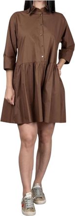 Seventy Femme, Robes, Brun, Taille: 38 FR Abito