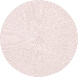 Ambition Tischmatte Hawai 38 x 38 cm rund rosa Tischuntersetzer Tischunterlage Platzdeckchen