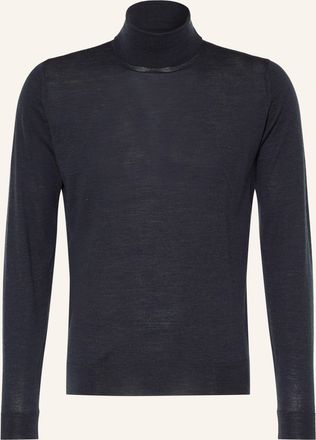 John Smedley Rollkragenpullover Aus Merinowolle grau