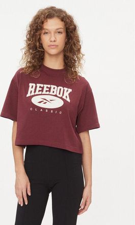 Reebok T-Shirt Classics Big Logo IL4638 Rot Regular Fit