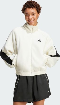 adidas Stadium - Haut de survêtement - Blanc cassé / noir