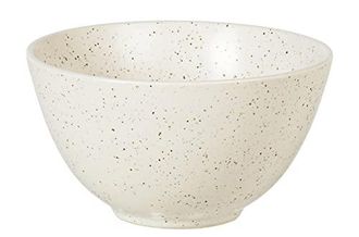Broste Copenhagen Nordic Vanilla Schale aus Steingut, Unikat, sp&uuml;lmaschinenfest, mikrowellenfest, Ma&szlig;e: 15 x 8 cm, 14533418