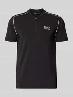 Emporio Armani Regular Fit T-Shirt mit Stehkragen