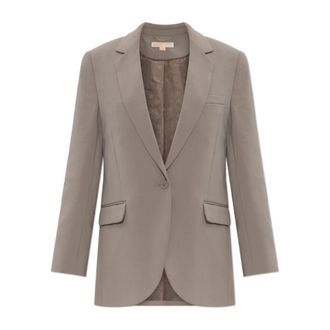 Michael Kors Blazer mit offenen Revers - - Jackets - Damen - Grau - S