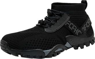 Generic Chaussures de sport en maille respirante pour homme Printemps &eacute;t&eacute; et automne Chaussures de sport dext&eacute;rieur pour homme, Noir, 6.5 UK 3X-Narrow