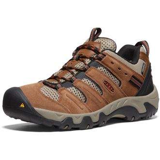 Keen Herren Headout wasserdichte Wanderschuhe, Bison/Fossil Orange, 45 EU, Bison Fossil Orange, 46 EU