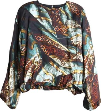 Dries Van Noten Chemise Capo 4016 - Femme - Blouses et Chemises - Multicolore - Taille: 40 FR