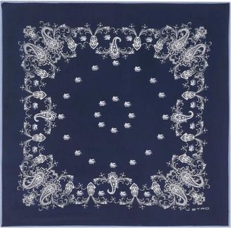 Etro Squared Foulard Print Scarf