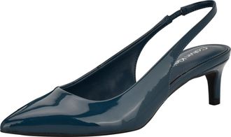 Calvin Klein Dainty Pumps f&uuml;r Damen, Dark Green Patent 300, 8.5