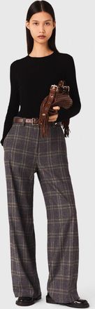 Maje Second-skin-pullover Mit Rundhals - Schwarz - Maje