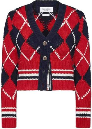 Thom Browne Cardigan - Rouge