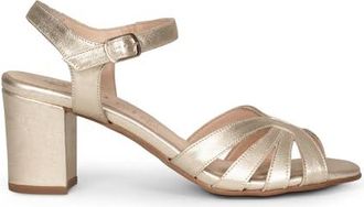 miMaO Sandales en cuir &agrave; talon large Dor&eacute; EU 41