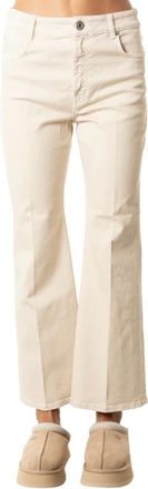 Max Mara Polonia Pantalons - Femme - Jeans - Beige - Taille: 42 FR