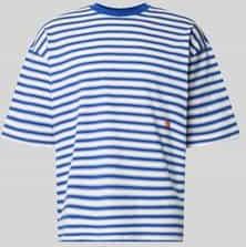 Review Oversized T-Shirt mit Label-Stitching