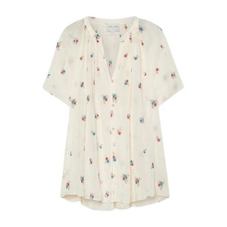 Forte_Forte Damen, Blusen & Hemden, Beige, SGr&ouml;&szlig;e