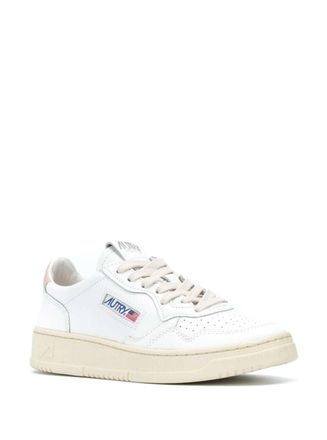 Autry Womens Low Sneakers Medalist White Leather Cow Trainers
