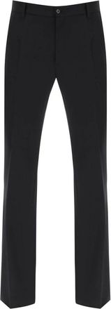 Dolce & Gabbana Homme, Pantalons, Noir, Taille: L Pantalon Slim-fit