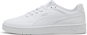 Puma Sneakers Court Classic Clean Unisexe, Chaussures, Blanc, 35.5
