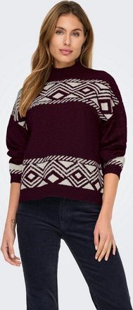 Only Stehkragenpullover ONLVICTORIA L/S PULLOVER KNT NOOS