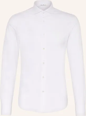 Stefan Brandt Jerseyhemd Otis Slim Fit weiss