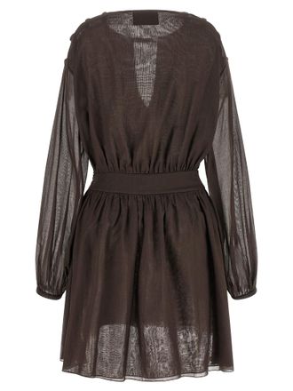 Giovanni Bedin Womens Brown Cotton Short Dress