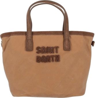MC2 Saint Barth Cabas avec logo lettrage - Femme - Sacs - Beige - Taille: ONE Size