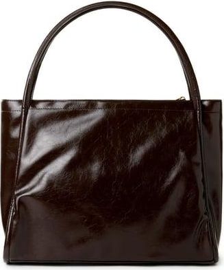 Au Printemps Paris Sac cabas craquel&eacute;